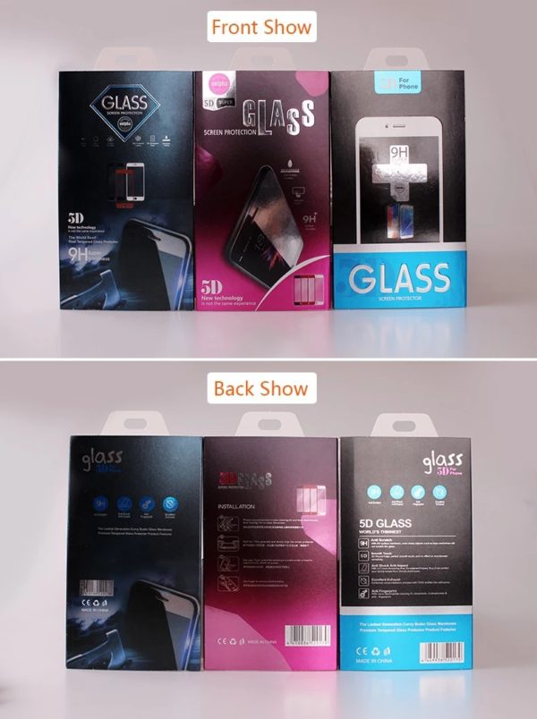 Tempered Glass Screen Protector Packaging - Mobile Phone Guard ...