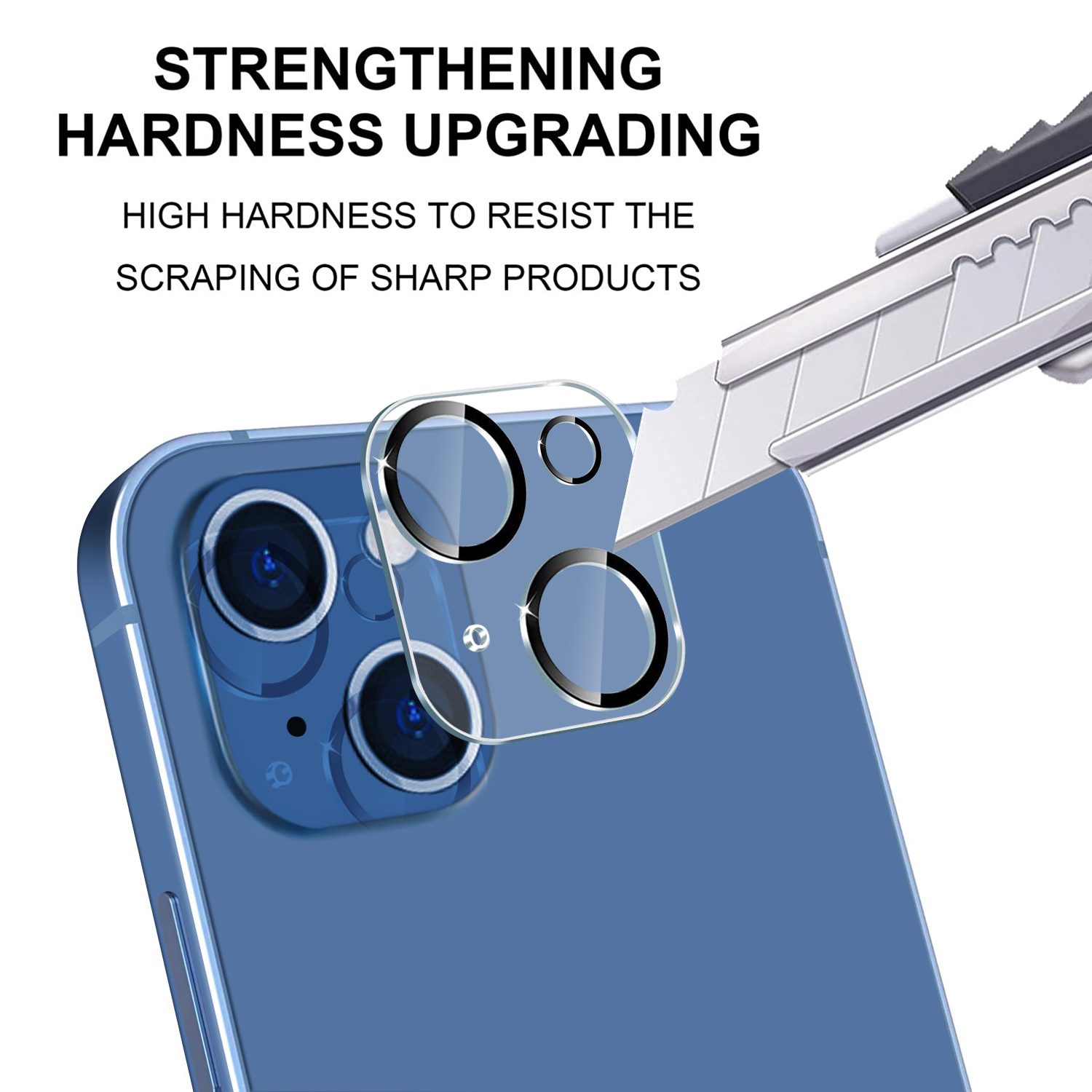 Camera Lens Protector For iPhone 13 Pro Max 3D Full Cover HD Clear