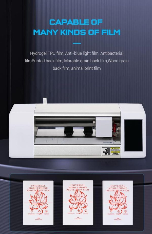 Mobile Phone Screen Protector Cutter TPU Hydrogel Films Cutting Plotter