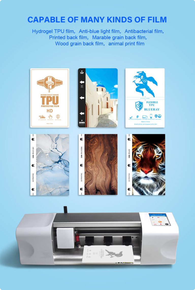 Intelligent TPU film cutter machine hydrogel auto cover cell mobile ...