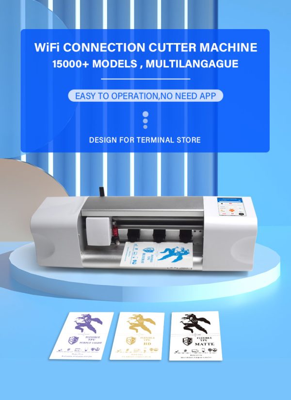 Intelligent TPU film cutter machine hydrogel auto cover cell mobile ...