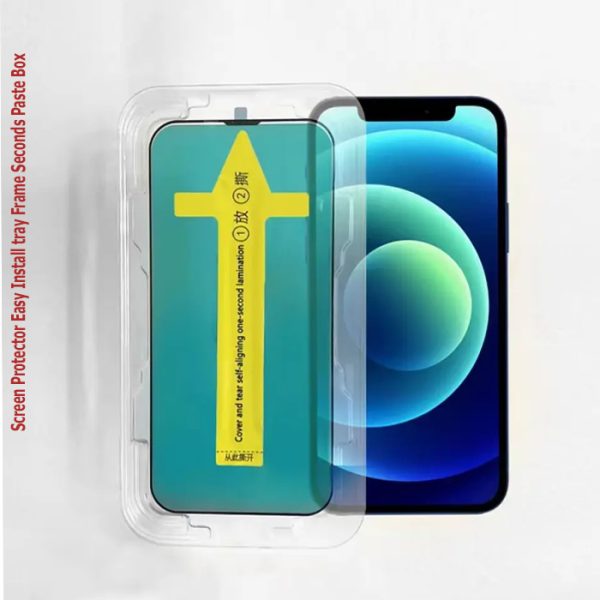 9H Tempered Glass Screen Protector Easy Install tray Frame