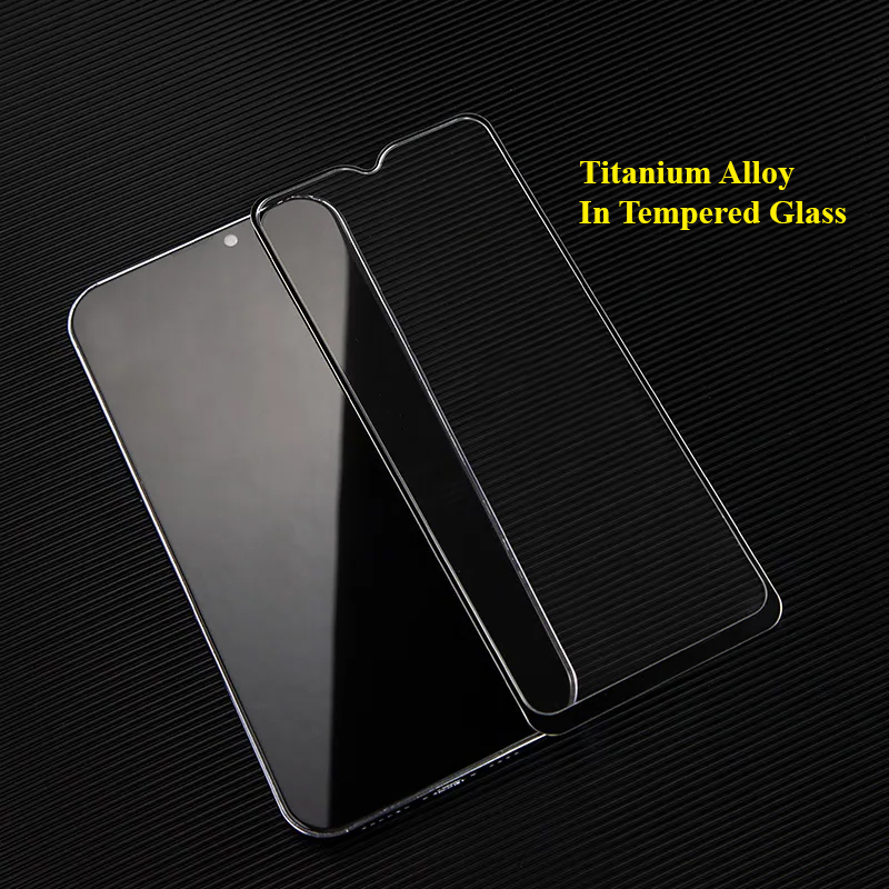 What is the importance of Titanium alloy in tempered glass screen
