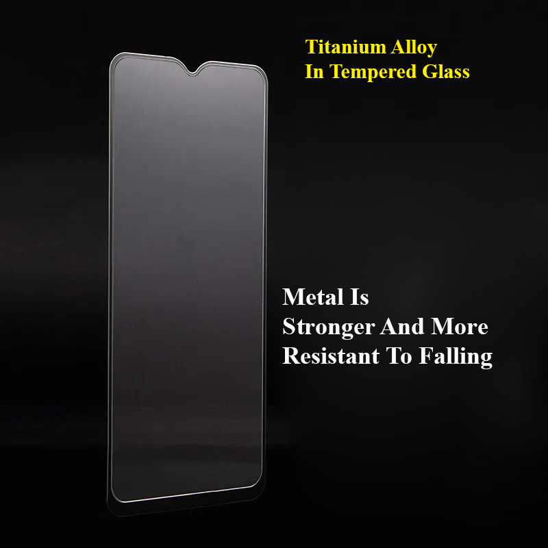 What is the importance of Titanium alloy in tempered glass screen