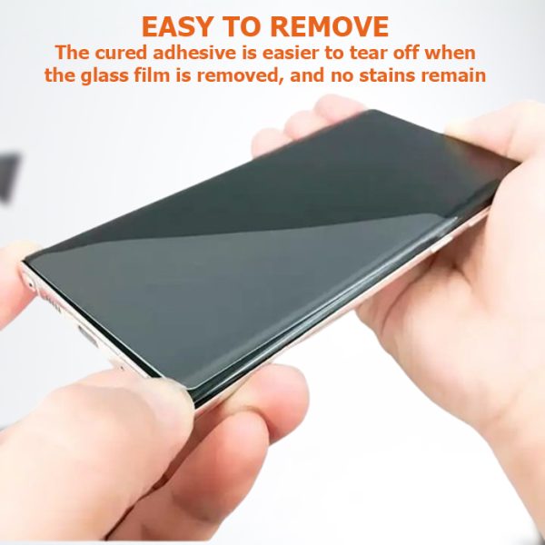 What is the use of UV Light for curved screen protector?