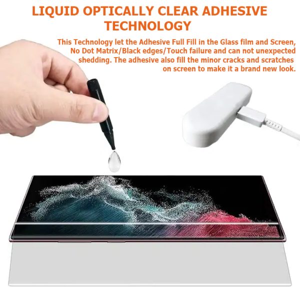 What is the use of UV Light for curved screen protector?