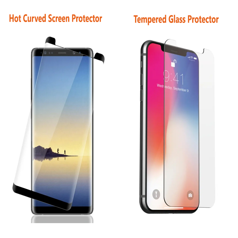Difference between hot curved screen protector and tempered protector
