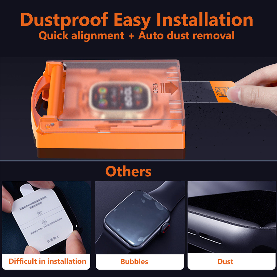 MPG HD Ceramic Screen Protector for Apple Watch – Dust-Free